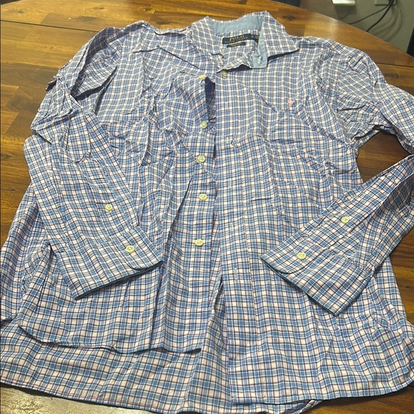 Ralph Lauren | Shirts | Mens Polo Ralph Lauren Blue Checkered Shirt ...